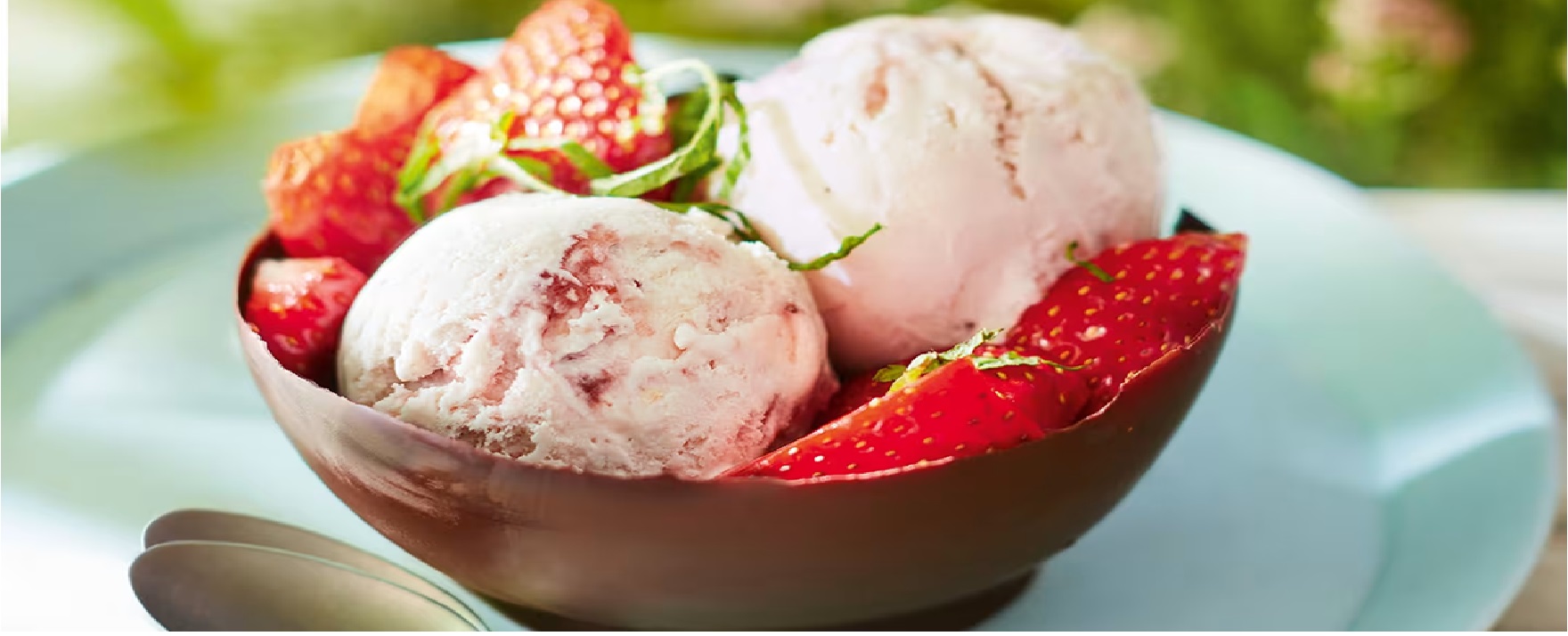 Chocolate cups with ice cream | OurCoop